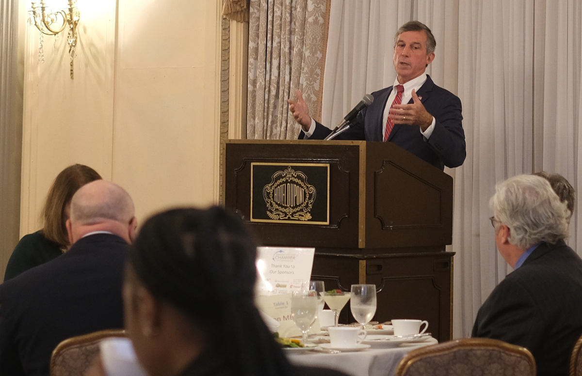 Carney talks workforce needs in chamber address - DBT