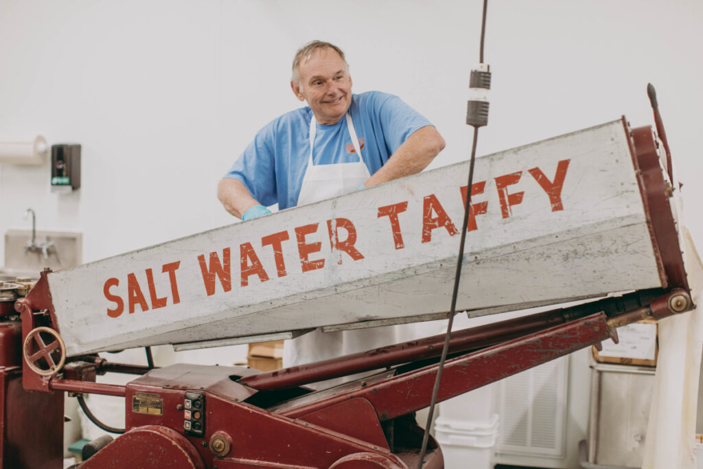 History is rolled into manufacturing of Dolle’s taffy