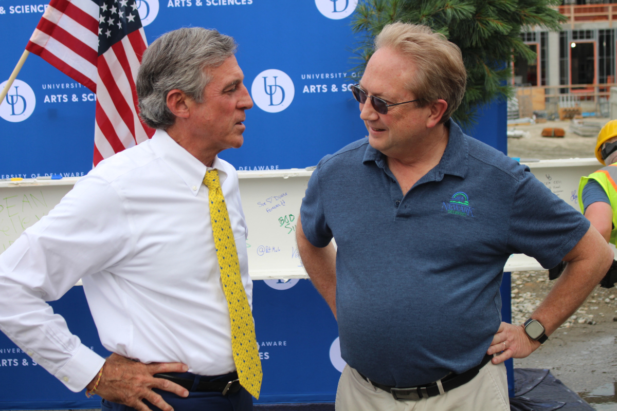 Building X UD lab construction marks milestone