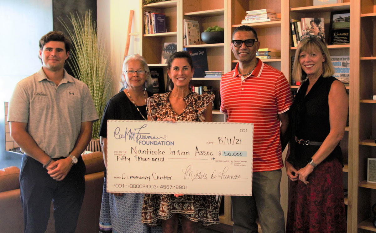 Carl M. Freeman Foundation donates to Nanticoke Indian Association - DBT