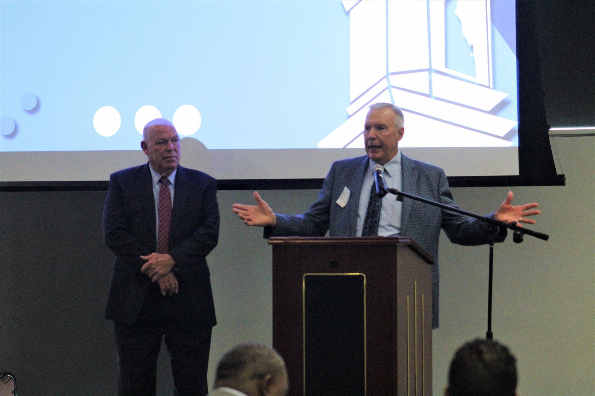 Legislative leaders talk state spending, business matters